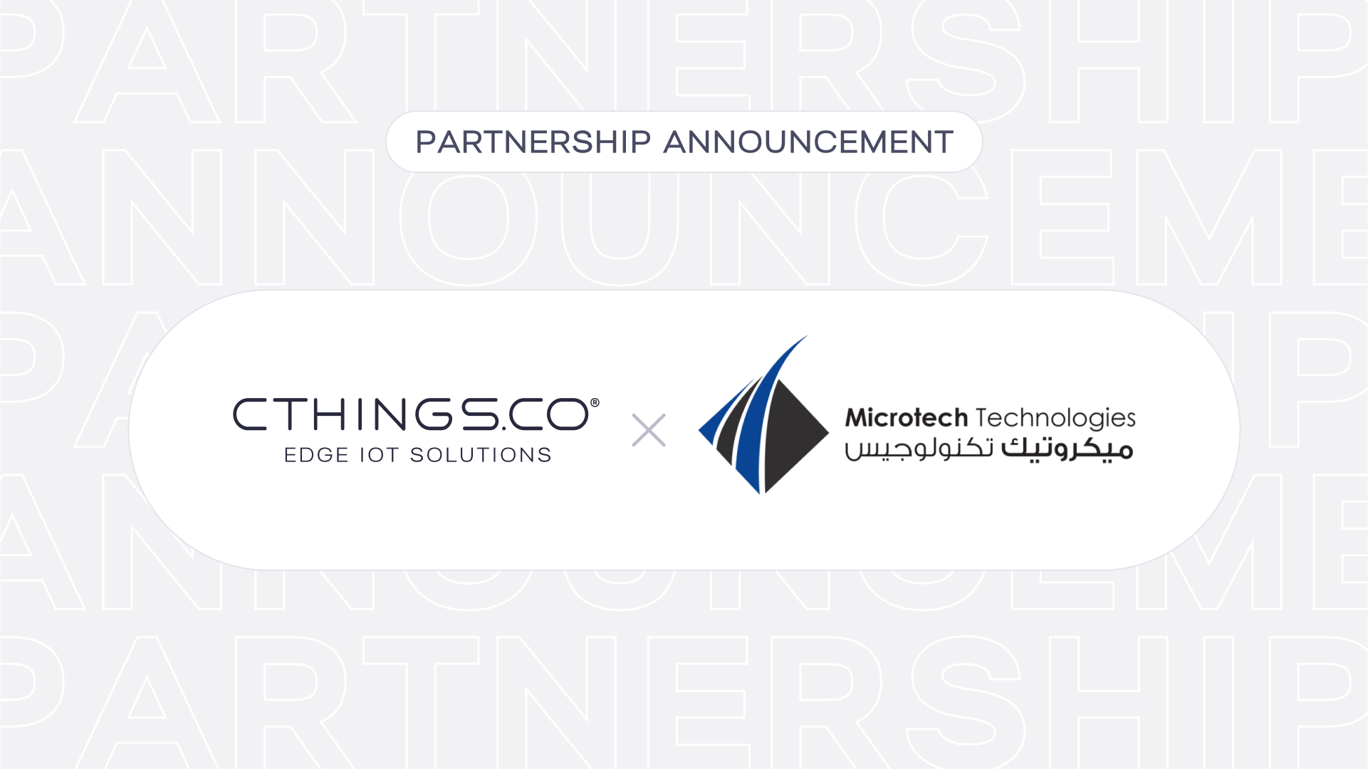 CTHINGS.CO Partners with Microtech Technologies to Deliver Cutting-Edge IoT Solutions for ...